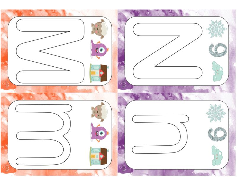 ABECEDAIRE LETTRE PATE A MODELER