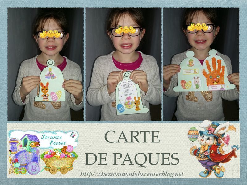 CARTE DE PAQUES